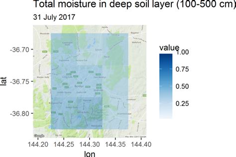 Analysing Soil Moisture Data In Netcdf Format With The Ncdf4 Library