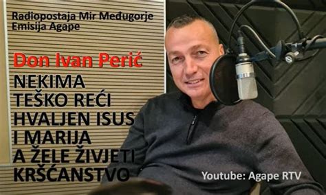 Don Ivan Perić Hvaljen Isus I Marija Je Početak Mnogih Stvari Kamenjar