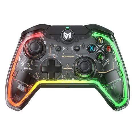 BIGBIG WON C Lite Wired Game Controller With RGB Light Custom Buttons Macro Turbo Dual