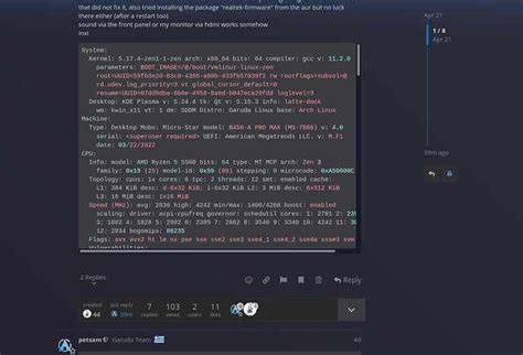 Pipewire Pulse New Mainboard New Problems Issues Assistance Garuda Linux Forum