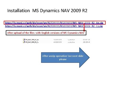Installation Of MS Dynamics NAV Concise Installation