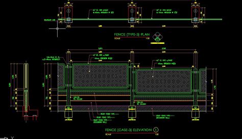 บล็อกรวมความรู้ด้านงานก่อสร้างโยธา แบบรั้วสำนักงานสำเร็จรูปไฟล์ Autocad