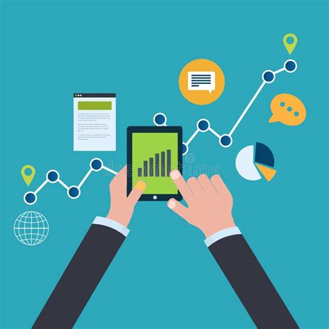 Concepto De Análisis Del Analytics Del Sitio Web Y De Datos De Seo
