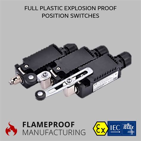 Full Plastic Explosion Proof Position Switches 1246 Flameproof Manufacturing