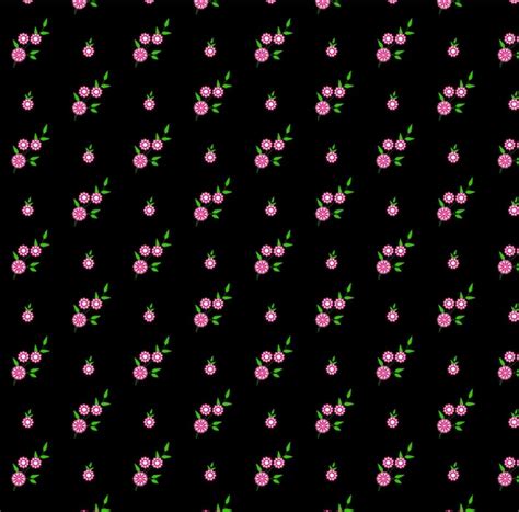 검정색 배경에 체리 패턴 프리미엄 벡터