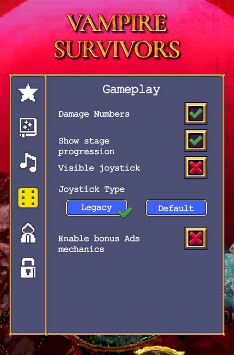 Mobile Joystick Options Rvampiresurvivors