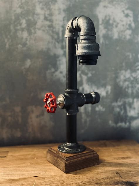 Vintage Industrial Rustic Retro Style Pipe Light Steampunk Etsy