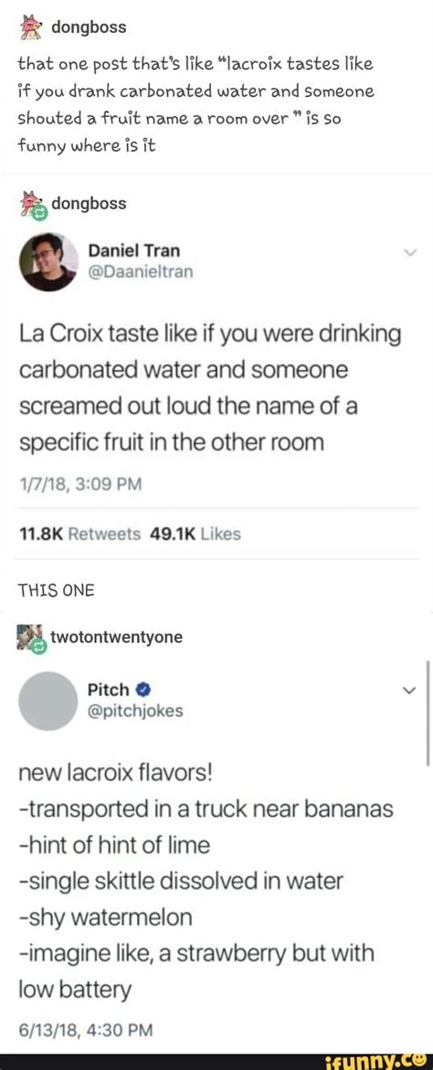 La Croix Flavors Meme Quotes Viral Update