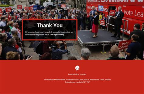 Brexit Leave Campaign Kills Old Website Full Of Old Promises Boing Boing