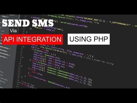 Send SMS Via API Integration Using PHP YouTube