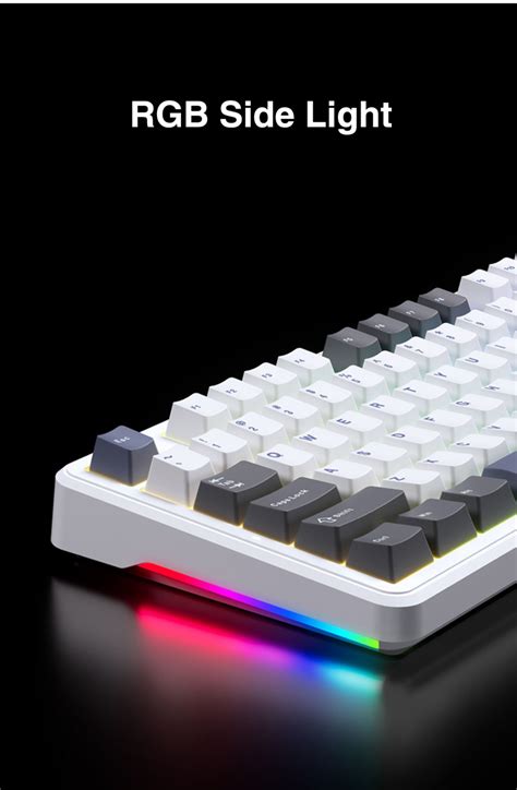 AULA F Keys Tri Mode Mechanical Keyboard RGB Hot Swap Customized Keyboard Wired G