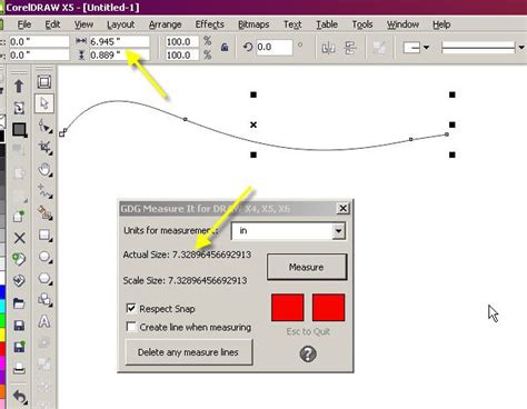 Line Length CorelDRAW Graphics Suite X CorelDRAW Graphics Suite X