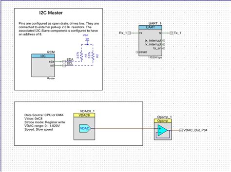 Try의 Mcu 세상 [psoc] Psoc5 Dac 내부 Opamp 로 25ma Power 만들기