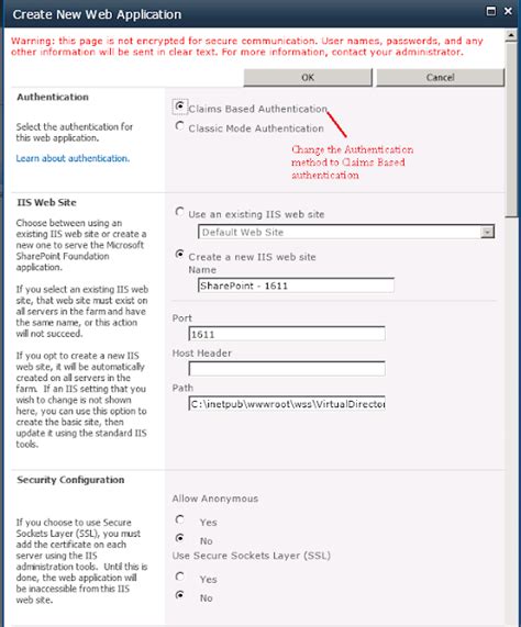 SharePoint Blog Configure Forms Based Authentication In SharePoint 2010