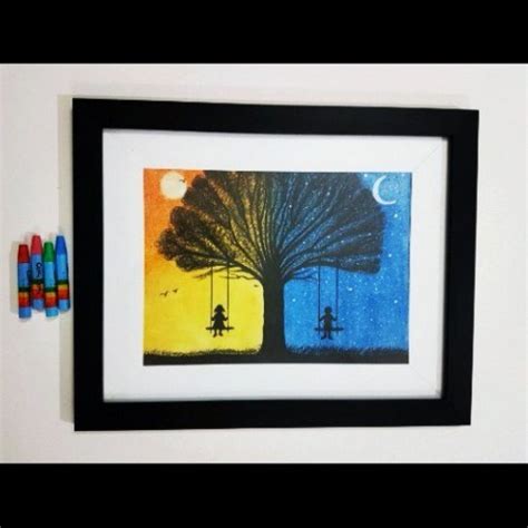 خرید و قیمت تابلو نقاشی تاب بازی ترب