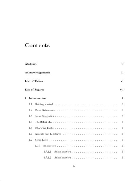 Thesis In Latex Template