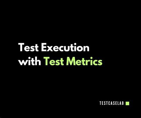 Testcaselab On Linkedin Test Execution With Test Metrics