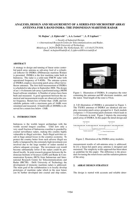 Pdf Analysis Design And Measurement Of A Series Fed Microstrip Array Antenna For X Band Indra