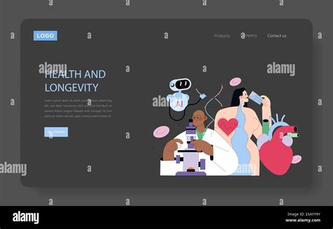 Health And Longevity Concept Exploration Of Advanced Healthcare