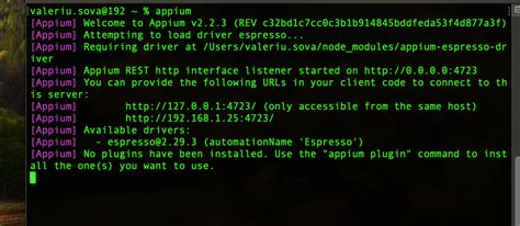 Error With Appium Server It Is Launching Wll But There Is Error In The