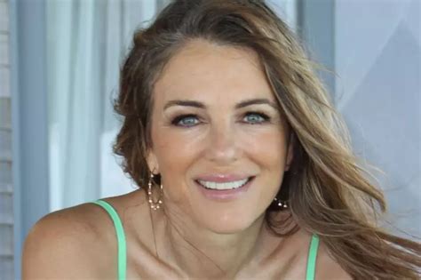 Elizabeth Hurley Wears Tiny Yellow Biкini In Hot Video After
