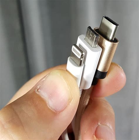 USB Type C Vs Apples Lightning Connector Smartphone Cable Showdown