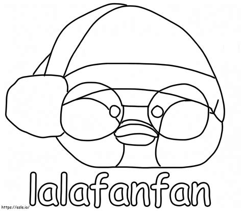 Lalafanfan Gratis Para Colorear