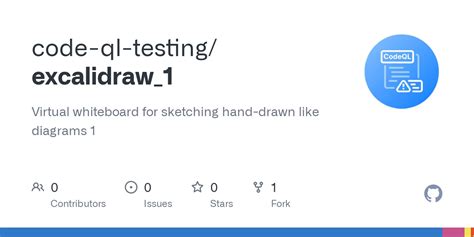 Github Code Ql Testingexcalidraw1 Virtual Whiteboard For Sketching Hand Drawn Like Diagrams 1