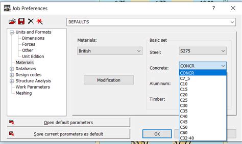 材料可用于构件定义，但在robot Structural Analysis的材料数据库中不可见
