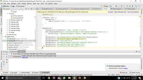 Android Error 34 0 Project With Path Libs Couldn T Be Found In