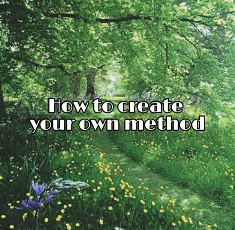 How To Create Your Own Method🌿 Shifting Amino