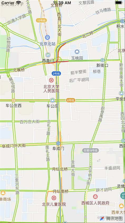 Tencent Location Service Map Sdk Custom Map And Road Conditions