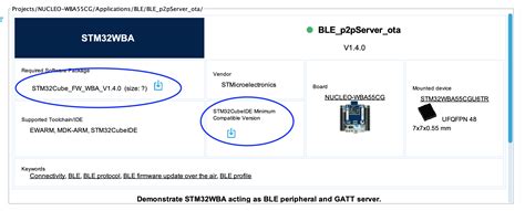 Solved Stm32wba55 Fail To Get Required Stm32cube Firmwar Stmicroelectronics Community