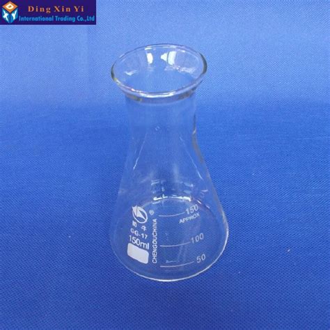 1pc Glass Lab Conical Flask Erlenmeyer Flask 150ml Grandado