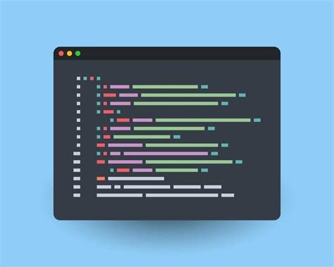 Premium Vector Programming Code Editor Illustration Design Vector Illustration Design