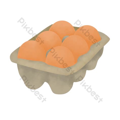 Chicken Egg Illustration On The Tray Png Images Psd Free Download Pikbest