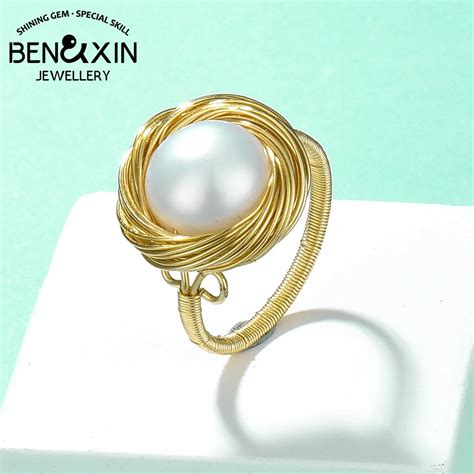 2022 조정 가능한 담수 진주 반지 보석 연인 선물 액세서리 럭셔리 파티 여성 새로운 야생 패션 Aliexpress