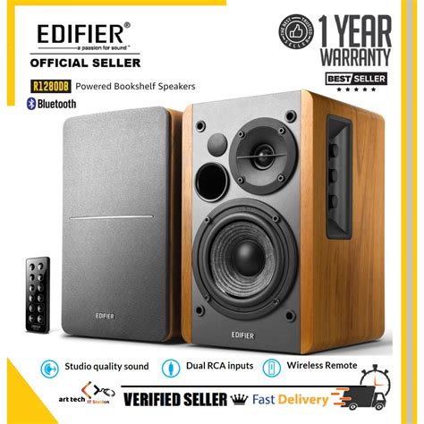 Edifier R1280db Bluetooth High Performance Bookshelf Speaker Edifier