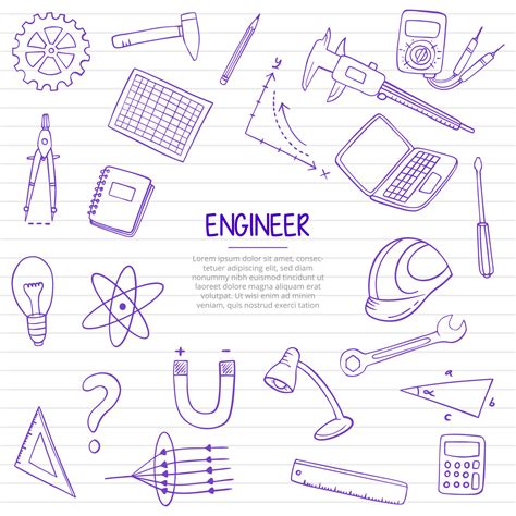 Engineer Doodle Vector Art Icons And Graphics For Free Download