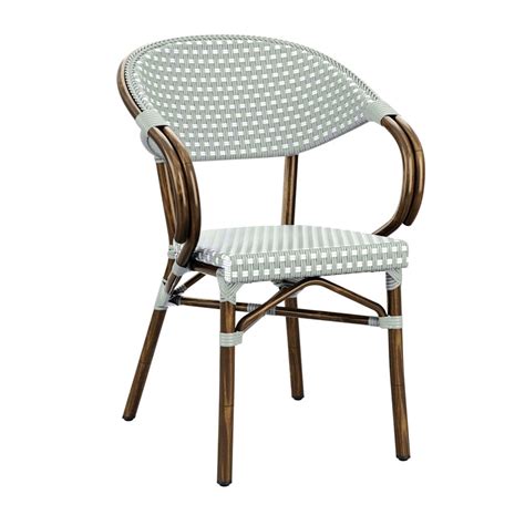 French Cafe Chair Green Stackable Funky Furniture Hire