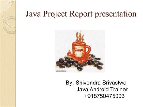 Presentation On Core Java Pptx