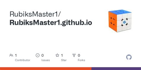 Github Rubiksmaster1