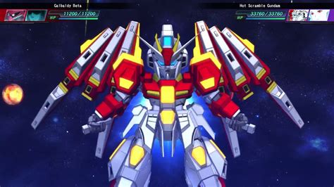 Sd Gundam G Generation Genesis Hot Scramble Gundam All Attacks Youtube