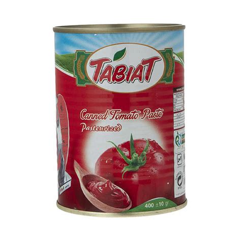 Persian Pasteurized Canned Tomato Paste Tabiat 400 Gr X4 Shopipersia