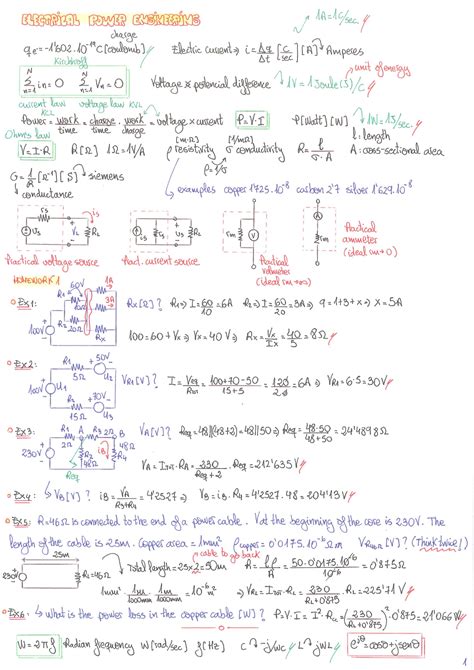 Werkgroep Uitwerkingen Electrical Power Engineering Part 1 Homework Answers Introduction To