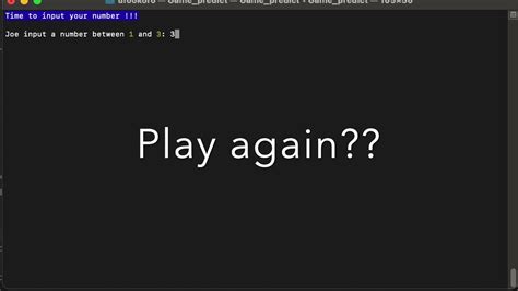 Python Simple Game Higher Lower Youtube