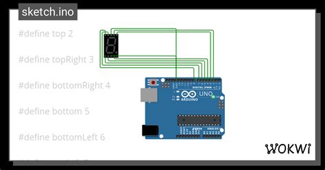 Seven Segment Display Copy Wokwi Esp32 Stm32 Arduino Simulator