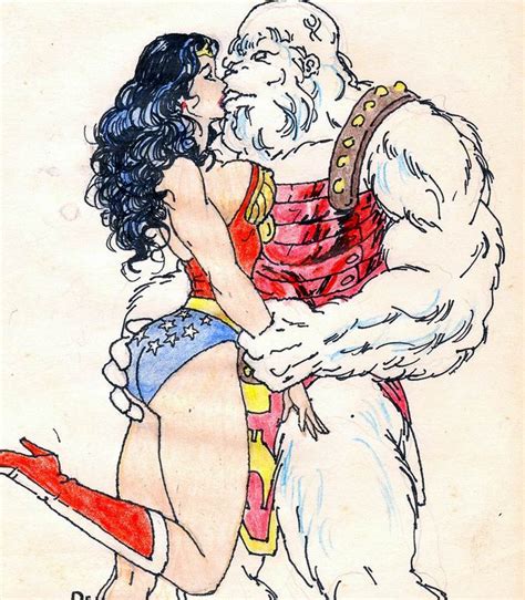 Wonder Woman And Ultrahumanite Kiss By Ksennin Hentai Foundry