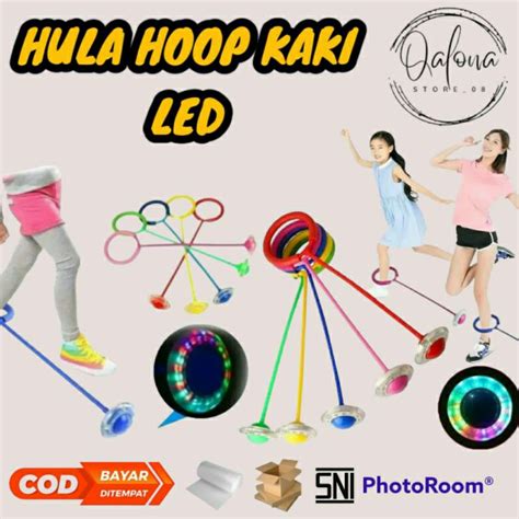 Jual Hula Hoop Kaki Hula Hoop Kaki Bisa Nyala Hulahup Kaki Lampu
