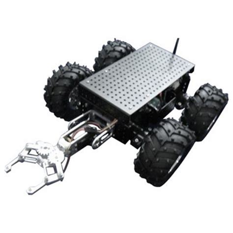 4wd Wild Thumper Mobile Platform Chassis Car With 2dof Robot Arm Claw Gripper Free Shipping